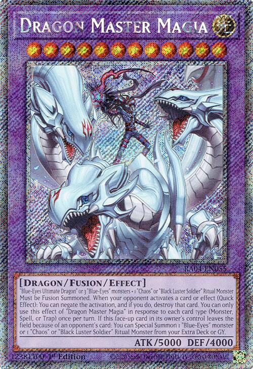 Dragon Master Magia (Platinum Secret Rare) - Quarter Century Stampede ...