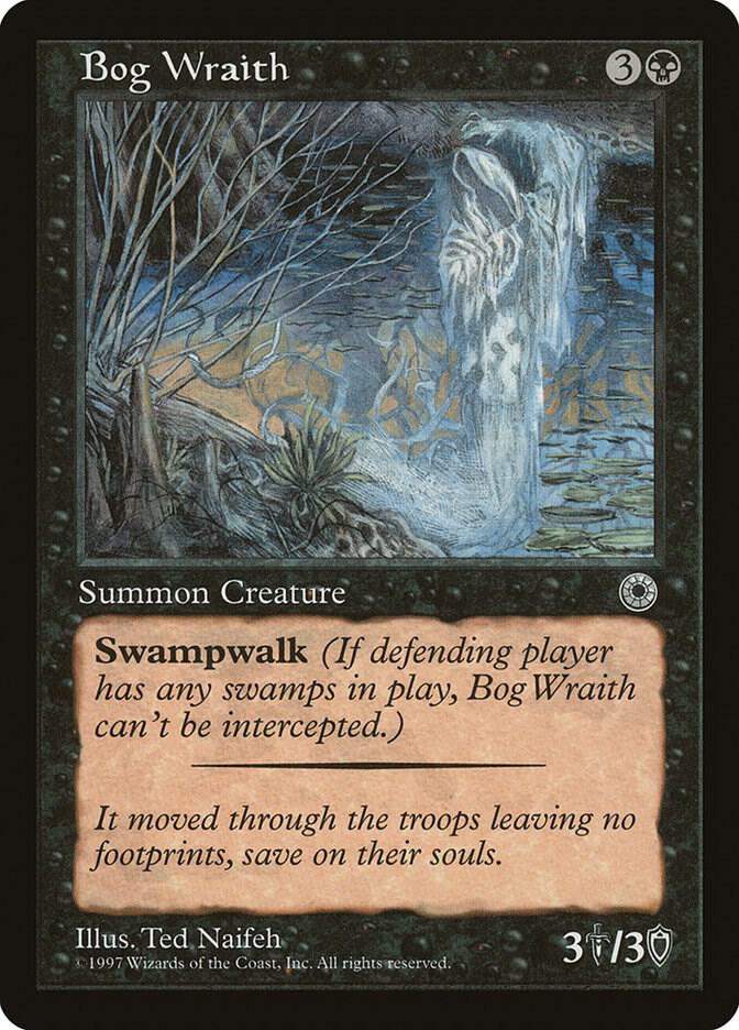 Bog Wraith - Portal - Magic: The Gathering - TCGplayer.com