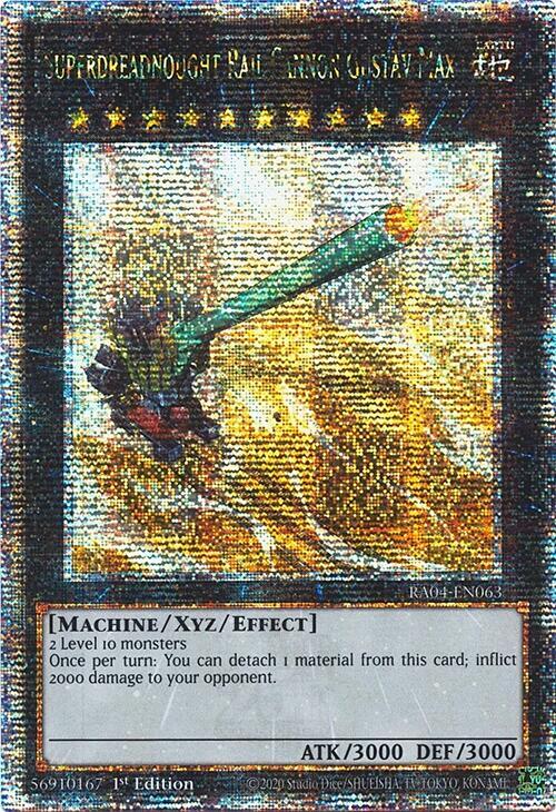 Superdreadnought Rail Cannon Gustav Max (Quarter Century Secret Rare) - Quarter Century Stampede ...