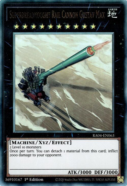 Superdreadnought Rail Cannon Gustav Max (PUR) - Quarter Century Stampede - YuGiOh - TCGplayer.com