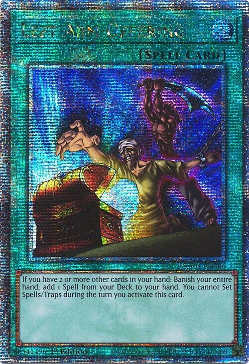 Left Arm Offering (Quarter Century Secret Rare) - Quarter Century ...