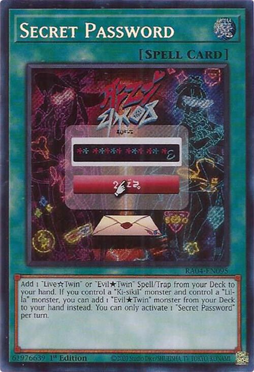 Secret Password (Secret Rare) - Quarter Century Stampede - YuGiOh ...