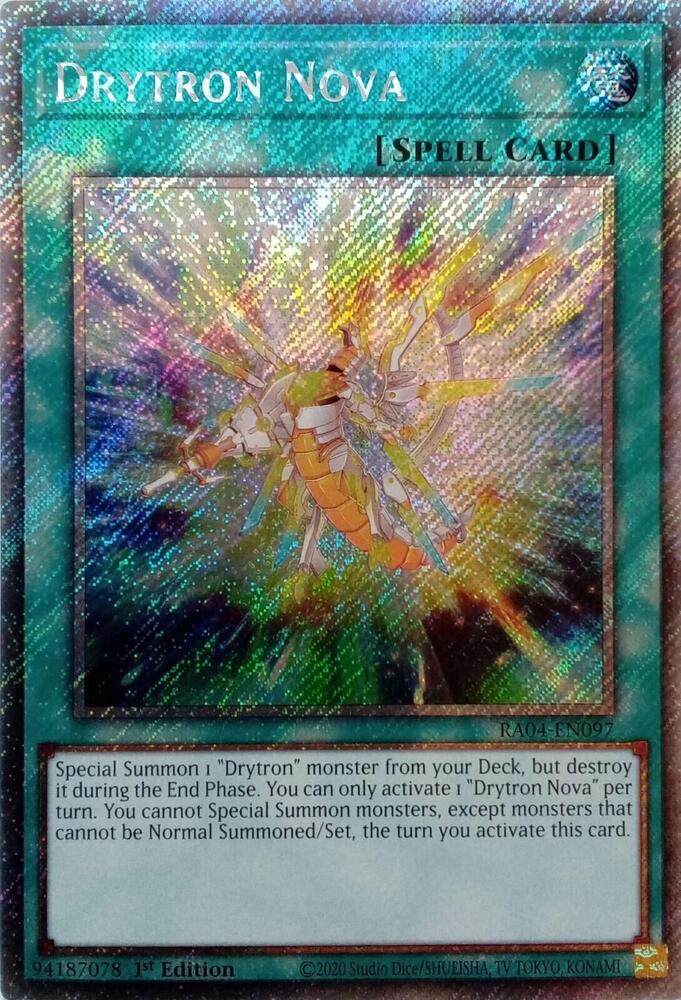 Drytron Nova (Platinum Secret Rare) - Quarter Century Stampede - YuGiOh - TCGplayer.com