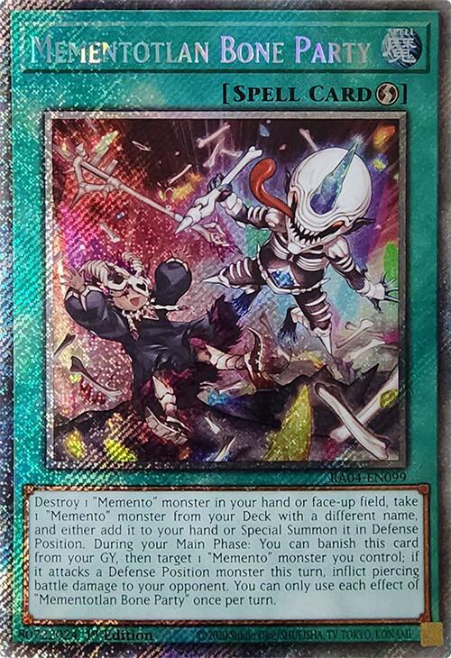 Mementotlan Bone Party (Platinum Secret Rare) - Quarter Century ...
