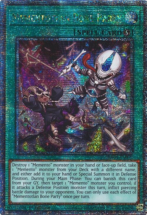 Mementotlan Bone Party (Quarter Century Secret Rare) - Quarter Century ...