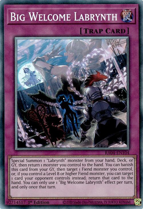 Big Welcome Labrynth (PCR) - Quarter Century Stampede - YuGiOh ...