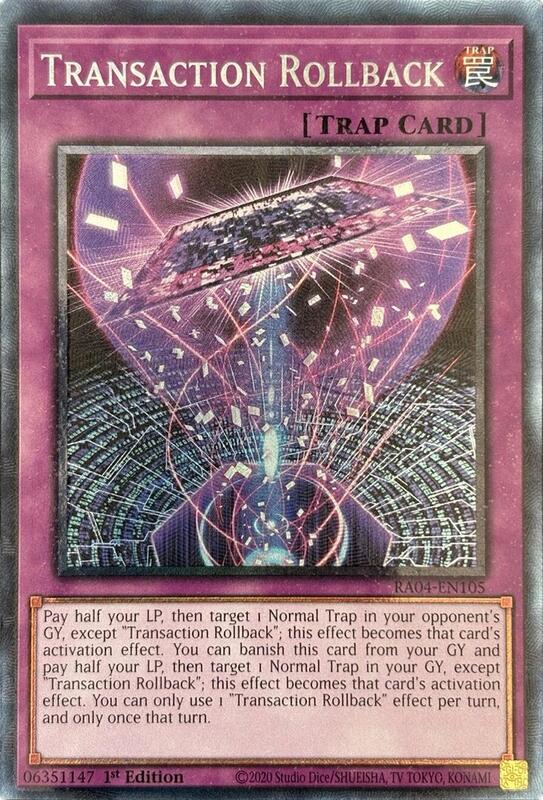 Transaction Rollback (PCR) - Quarter Century Stampede - YuGiOh ...