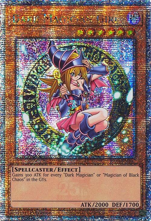 Dark Magician Girl (3rd Art) (Quarter Century Secret Rare) - Quarter Century Stampede - YuGiOh ...