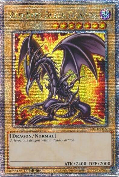 Red-Eyes Black Dragon (7th Art) (Quarter Century Secret Rare) - Quarter ...