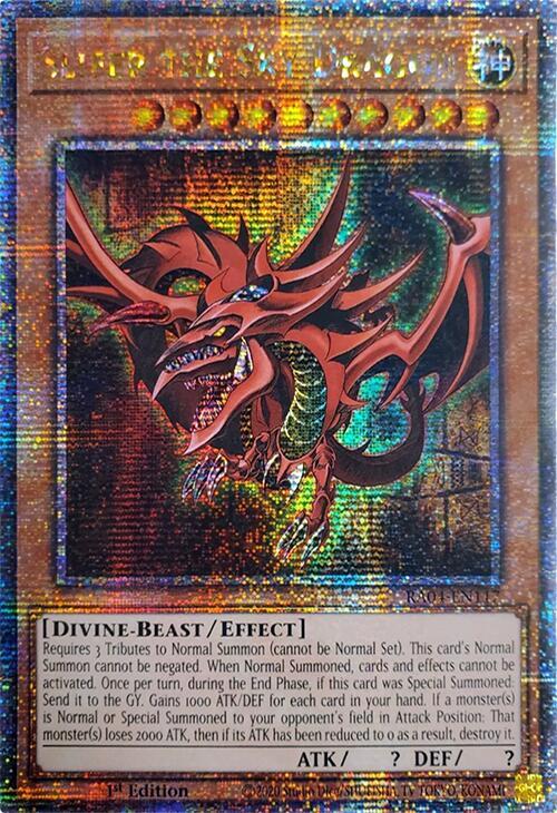 Slifer the Sky Dragon (Quarter Century Secret Rare) - Quarter Century Stampede - YuGiOh ...