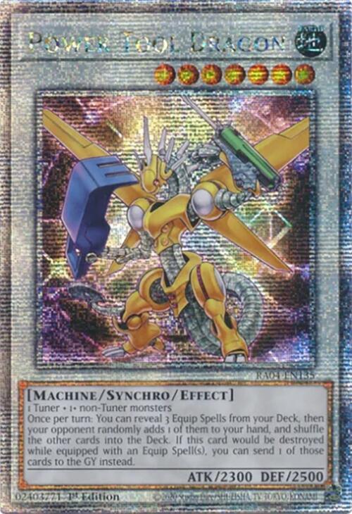 Power Tool Dragon (Quarter Century Secret Rare) - Quarter Century ...