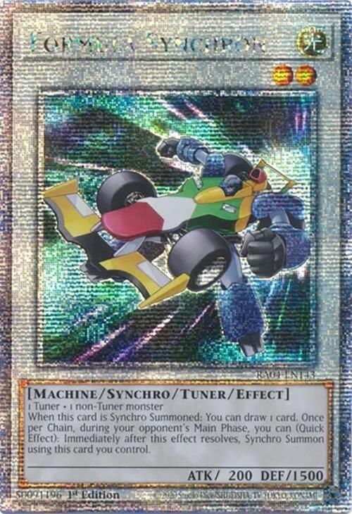 Formula Synchron (Quarter Century Secret Rare) - Quarter Century ...