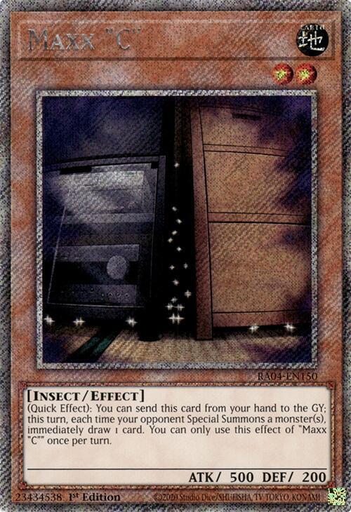 Maxx "C" (Platinum Secret Rare) - Quarter Century Stampede - YuGiOh ...