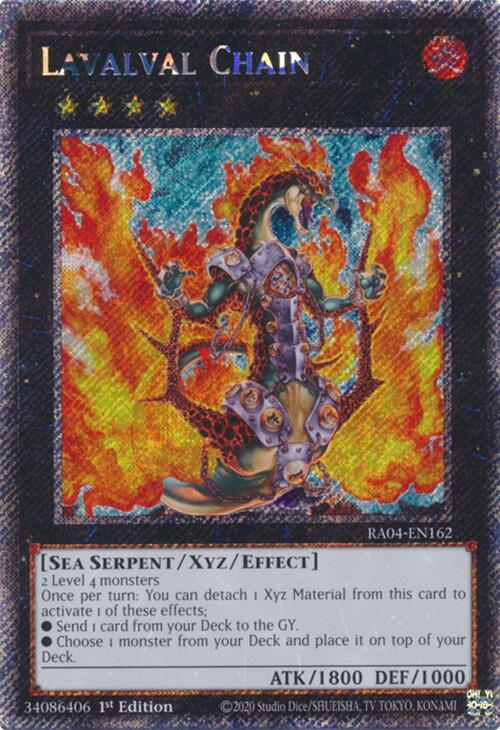 Lavalval Chain (Platinum Secret Rare) - Quarter Century Stampede ...