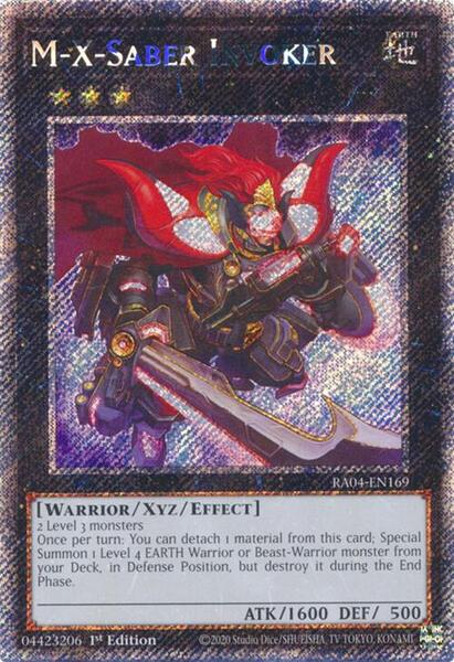 M-X-Saber Invoker (Platinum Secret Rare) - Quarter Century Stampede ...