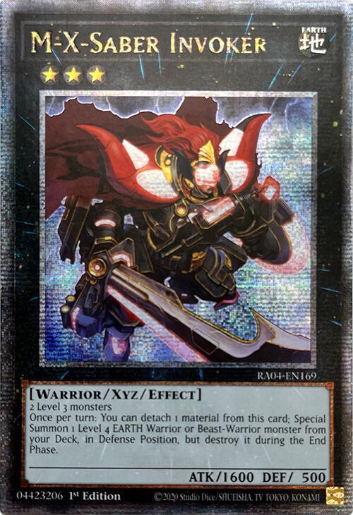 M-X-Saber Invoker (Quarter Century Secret Rare) - Quarter Century ...