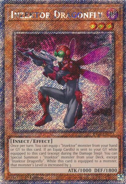 Inzektor Dragonfly (Platinum Secret Rare) - Quarter Century Stampede - YuGiOh - TCGplayer.com