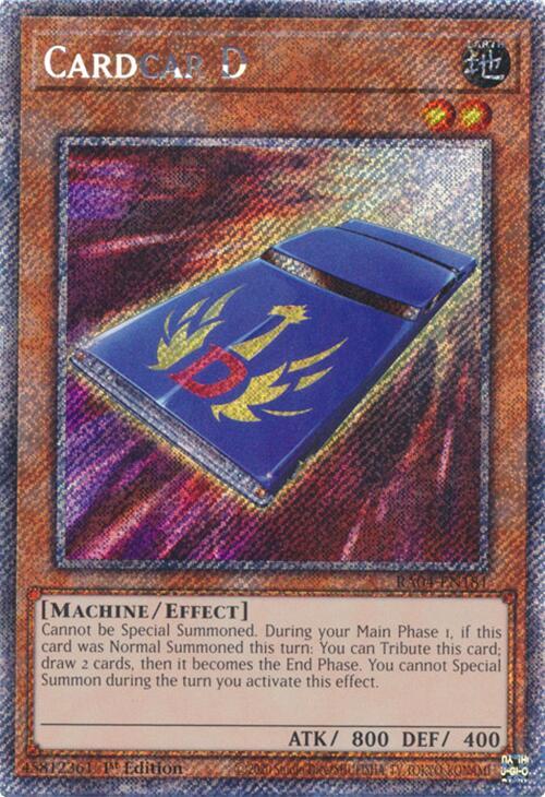 Cardcar D (Platinum Secret Rare) - Quarter Century Stampede - YuGiOh ...