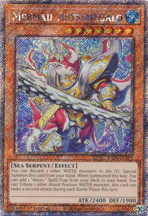 Mermail Abyssmegalo (Platinum Secret Rare) - Quarter Century Stampede ...