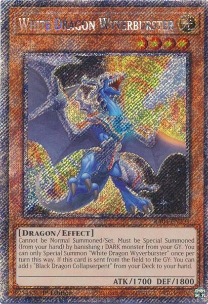 White Dragon Wyverburster (Platinum Secret Rare) - Quarter Century ...