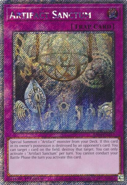 Artifact Sanctum (Platinum Secret Rare) - Quarter Century Stampede ...