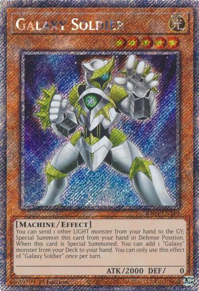 Galaxy Soldier (Platinum Secret Rare) - Quarter Century Stampede ...