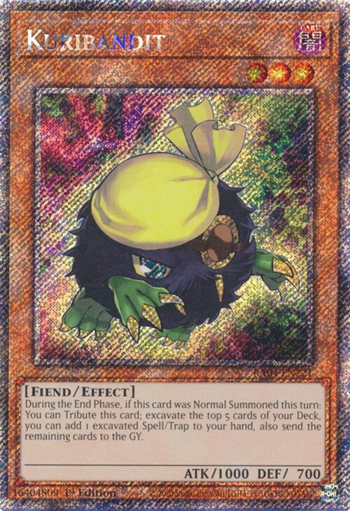 Kuribandit (Platinum Secret Rare) - Quarter Century Stampede - YuGiOh ...