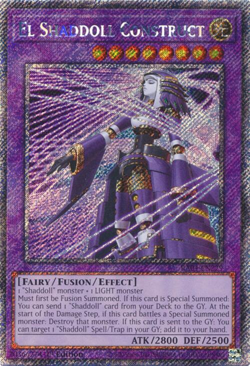El Shaddoll Construct (Platinum Secret Rare) (Alternate Art) - Quarter ...