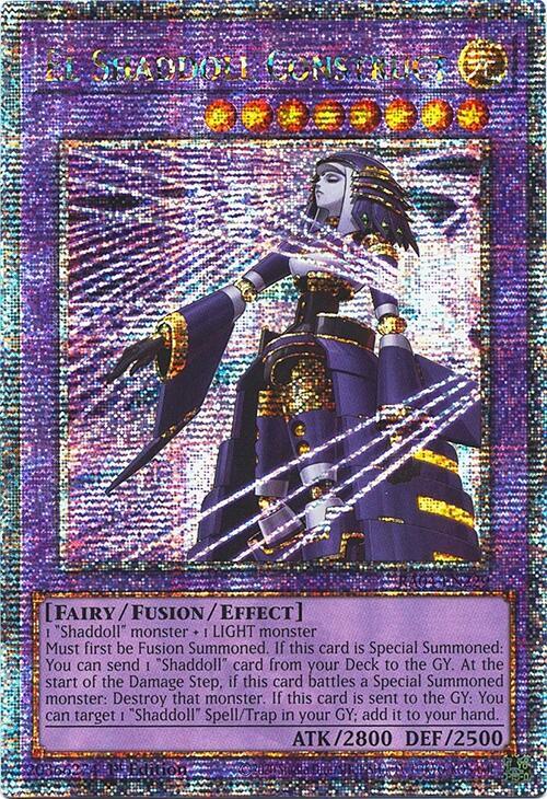 El Shaddoll Construct (Quarter Century Secret Rare) (Alternate Art ...