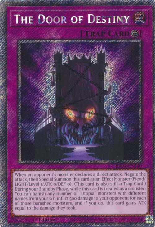 The Door of Destiny (Platinum Secret Rare) - Quarter Century Stampede ...