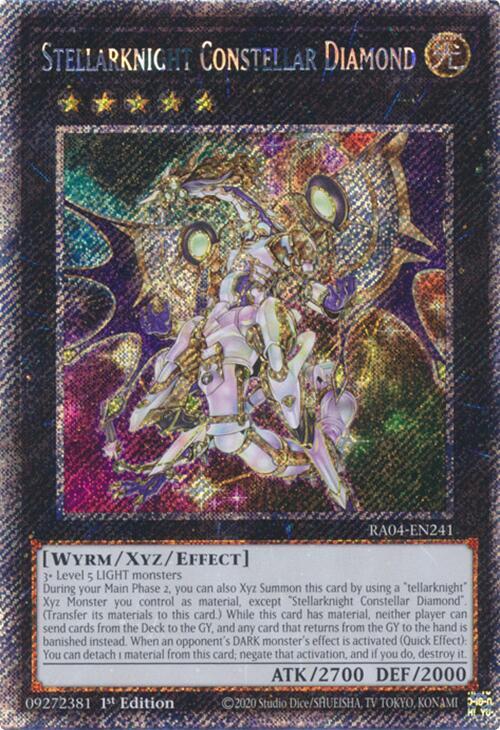 Stellarknight Constellar Diamond (Platinum Secret Rare) - Quarter ...