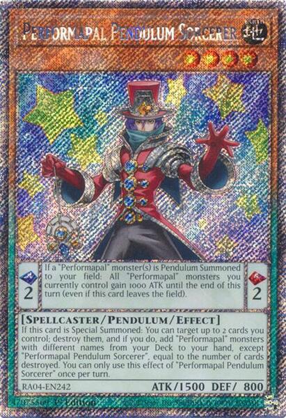 Performapal Pendulum Sorcerer (Platinum Secret Rare) - Quarter Century ...