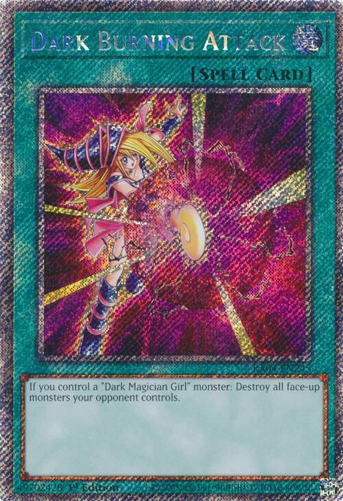 Dark Burning Attack (Platinum Secret Rare) - Quarter Century Stampede - YuGiOh - TCGplayer.com
