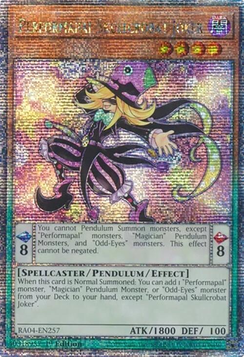 Performapal Deck Yu-Gi-Oh! PERFORMAPAL SKULLCROBAT JOKER Card - PEVO ...