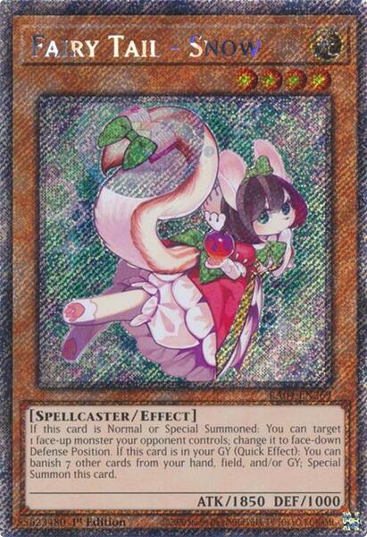 Fairy Tail - Snow (Platinum Secret Rare) - Quarter Century Stampede ...