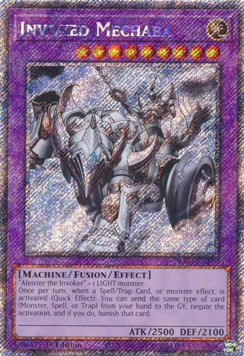 Invoked Mechaba (Platinum Secret Rare) - Quarter Century Stampede ...