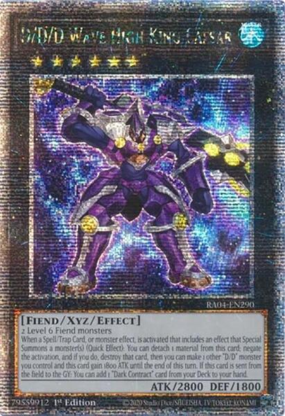 D/D/D Wave High King Caesar (Quarter Century Secret Rare) - Quarter ...