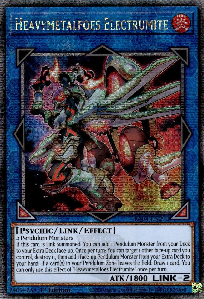 Heavymetalfoes Electrumite (Quarter Century Secret Rare) - Quarter ...