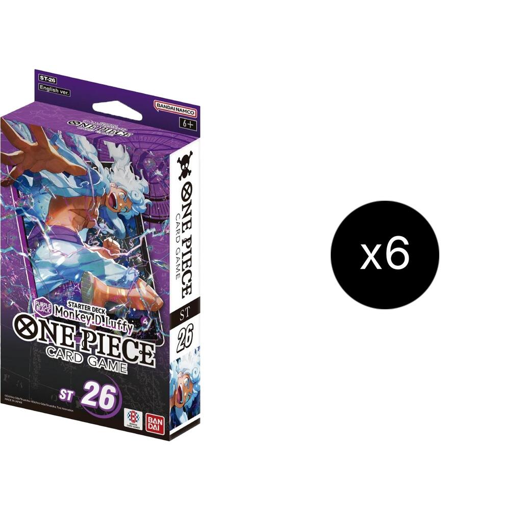Starter Deck 26: PURPLE/BLACK Monkey.D.Luffy Display - Starter Deck 26: PURPLE/BLACK Monkey.D ...
