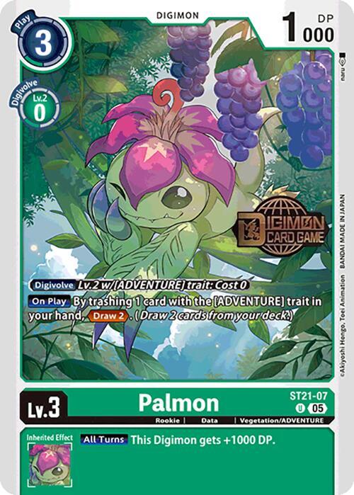 Palmon - Starter Deck 21: Hero of Hope Release Event Cards - Digimon ...