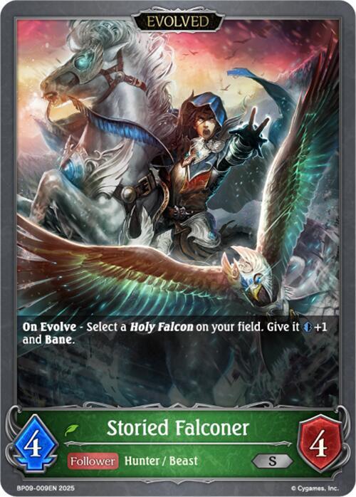 Storied Falconer (Evolved) - BP09: Duet of Dawn and Dusk - Shadowverse: Evolve - TCGplayer.com