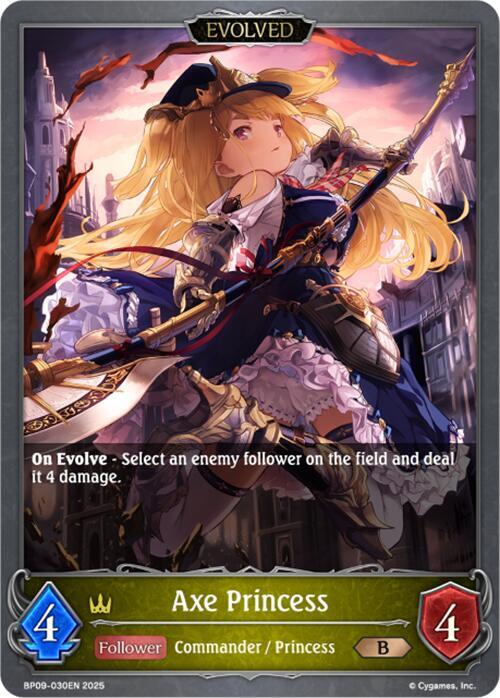 Axe Princess (Evolved) - BP09: Duet of Dawn and Dusk - Shadowverse: Evolve - TCGplayer.com