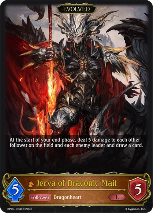 Jerva of Draconic Mail (Evolved) - BP09: Duet of Dawn and Dusk - Shadowverse: Evolve - TCGplayer.com