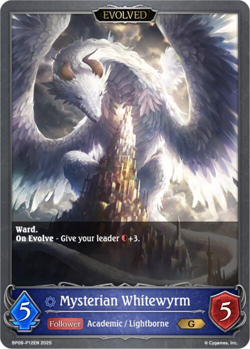 Mysterian Whitewyrm // Mysterian Blackwyrm - P12EN (Foil) - BP09: Duet ...