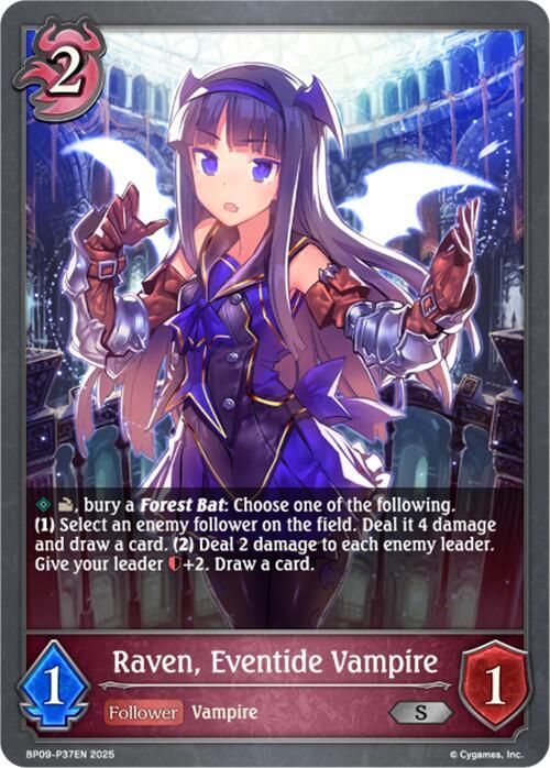 Raven, Eventide Vampire - P37EN (Foil) - BP09: Duet of Dawn and Dusk ...