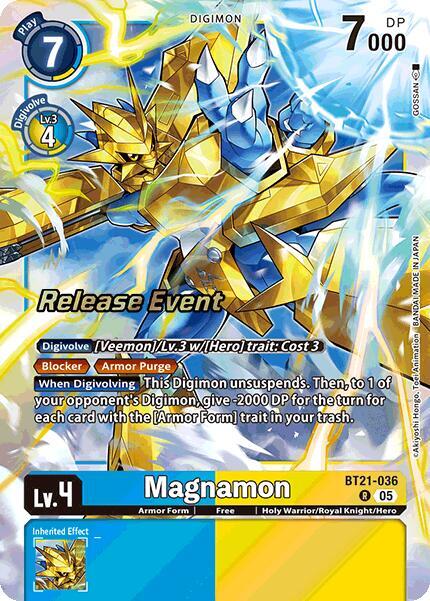 Magnamon - World Convergence Release Event Cards - Digimon Card Game ...