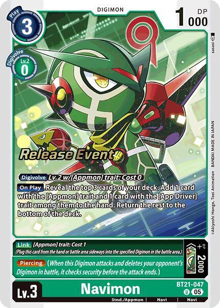 Navimon - World Convergence Release Event Cards - Digimon Card Game ...
