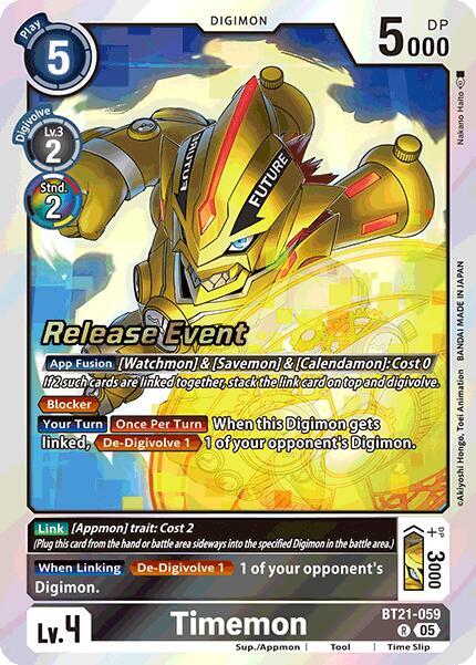 Timemon - World Convergence Release Event Cards - Digimon Card Game ...