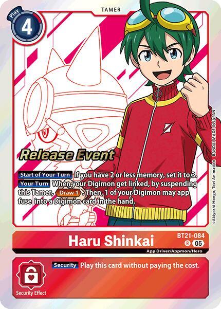 Haru Shinkai - World Convergence Release Event Cards - Digimon Card ...