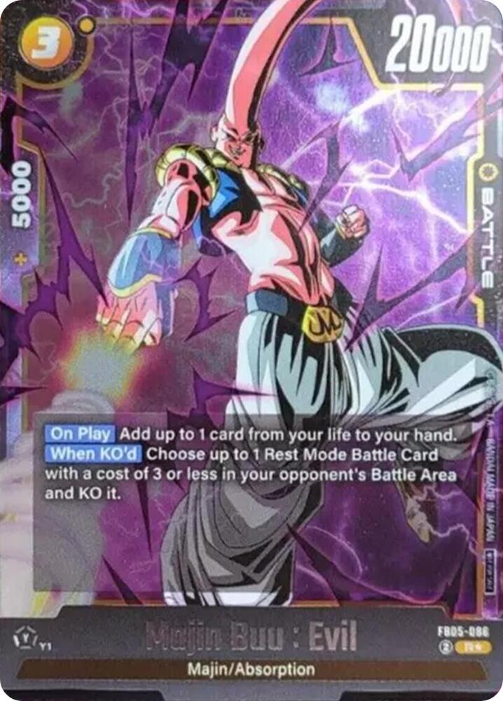 Majin Buu : Evil (Tournament Pack 06) - Tournament and Championship ...